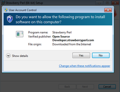 Installing Strawberry Perl in Windows - Thomas-Krenn-Wiki-en