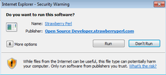 Installing Strawberry Perl in Windows - Thomas-Krenn-Wiki-en